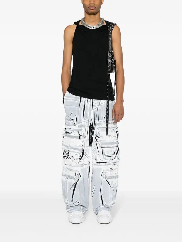 DIESEL® P-garcia Painterly Effect Trousers