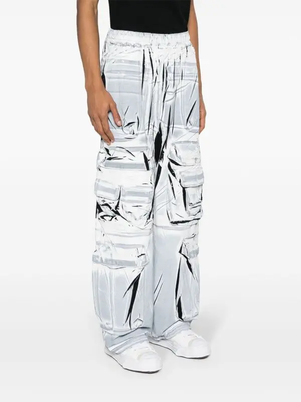 DIESEL® P-garcia Painterly Effect Trousers