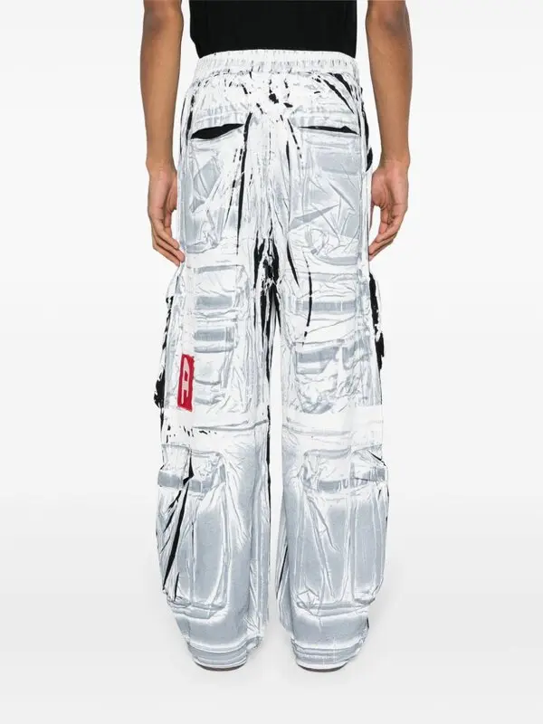 DIESEL® P-garcia Painterly Effect Trousers