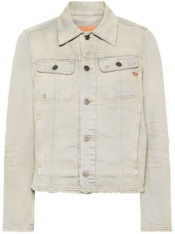 DIESEL® De-bonny-s1 Denim Trucker Jacket - Blue
