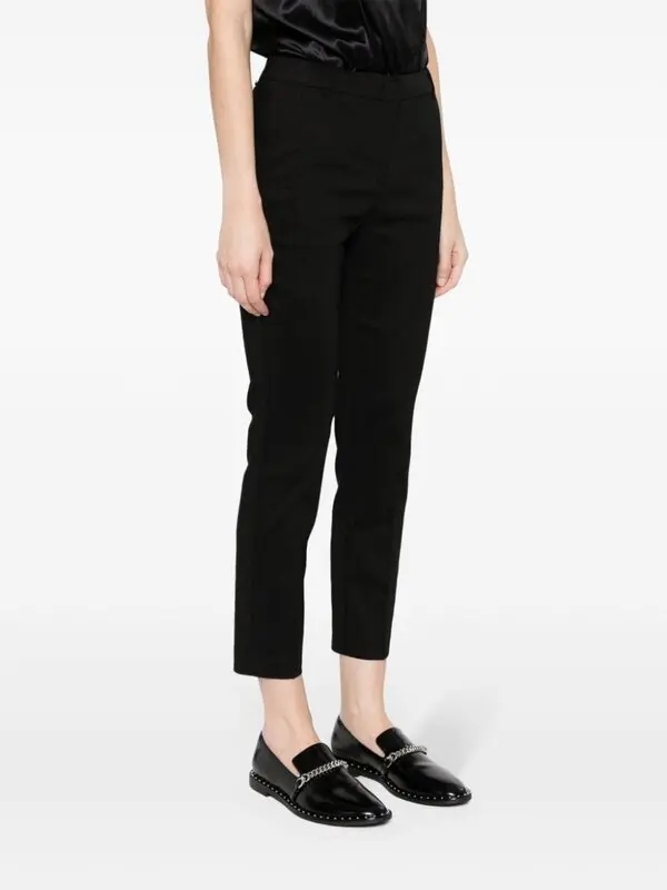 Pinko Bello Mid-waist Cigarette Trousers - Black