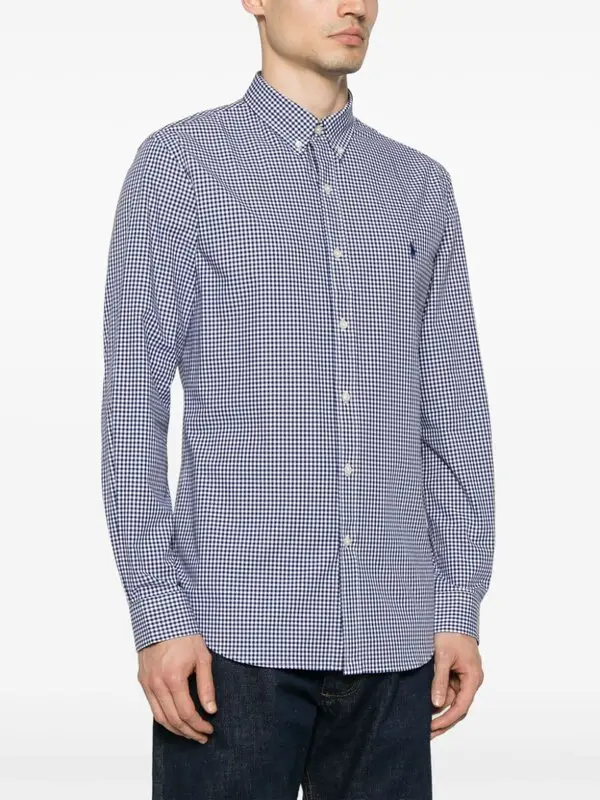 Polo Ralph Lauren Gingham Cotton Shirt - Blue
