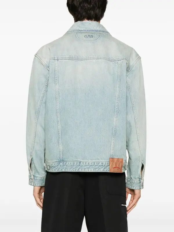 Valentino Garavani Logo-embossed Denim Jacket