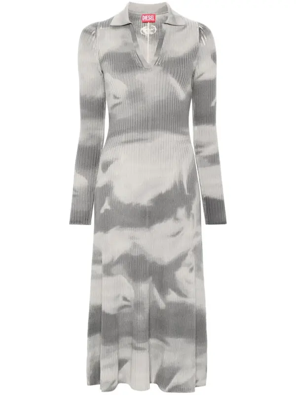 DIESEL® M-bridge Midi Dress - Grey