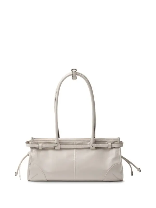 Prada Medium Bonnie Leather Tote - Neutrals