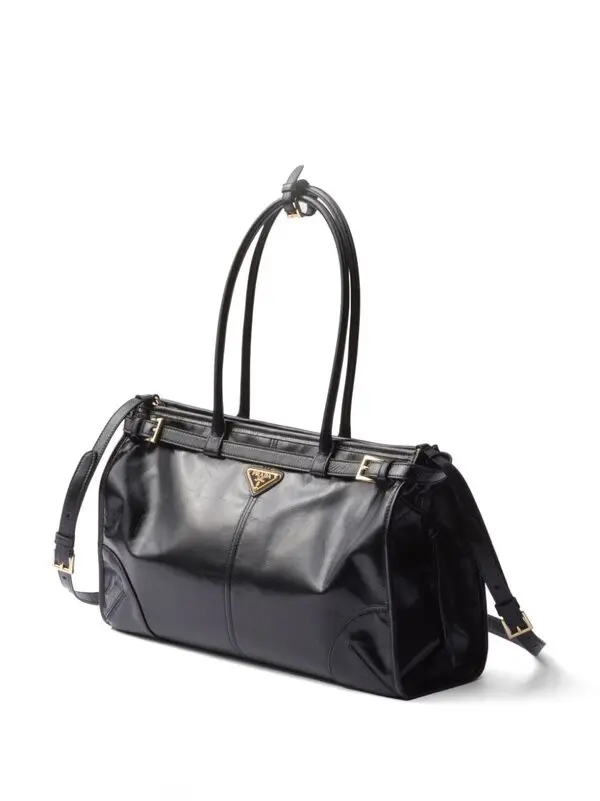 Prada Bonnie Large Tote Bag - Black