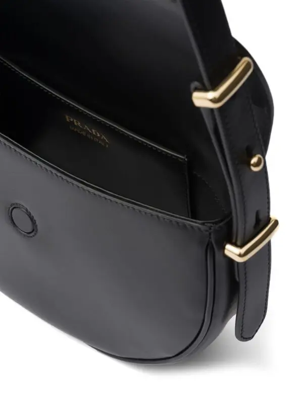 Prada Arqué Leather Shoulder Bag