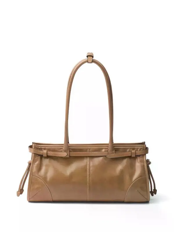 Prada Bonnie Medium Tote Bag - Brown