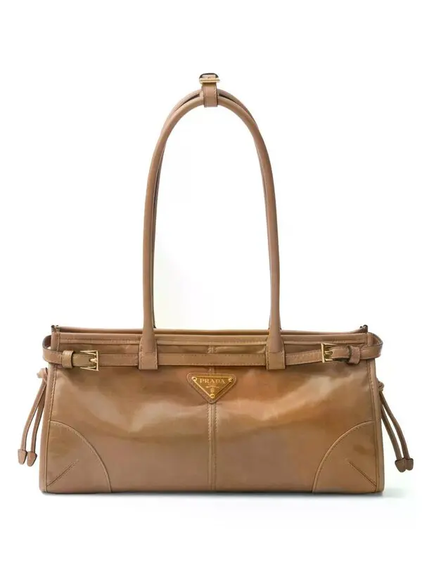 Prada Bonnie Medium Tote Bag - Brown