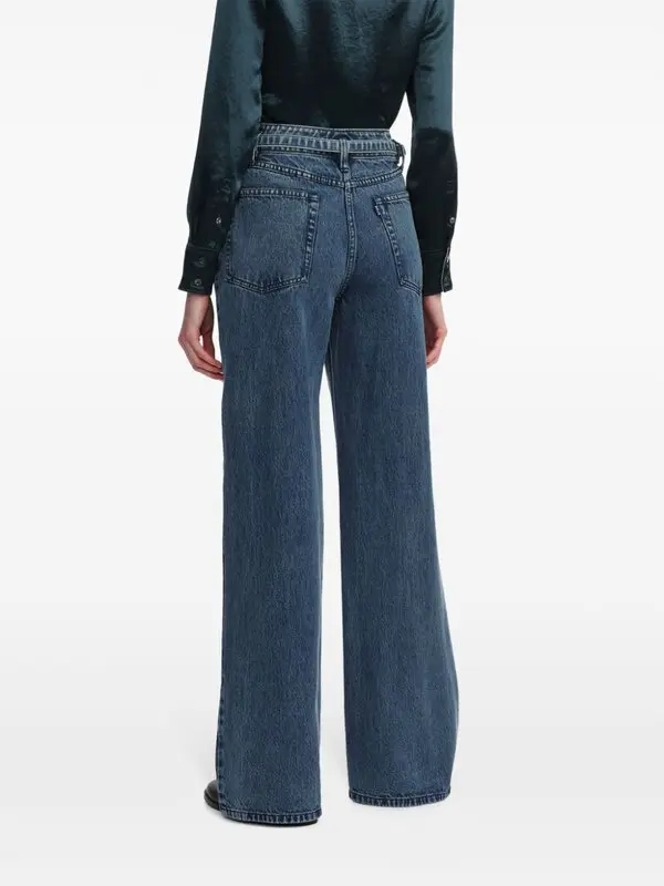 3.1 Phillip Lim Belted Wide-leg Jeans
