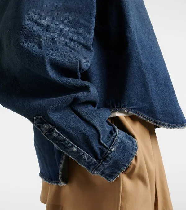 Balenciaga Denim Trucker Jacket - Blue