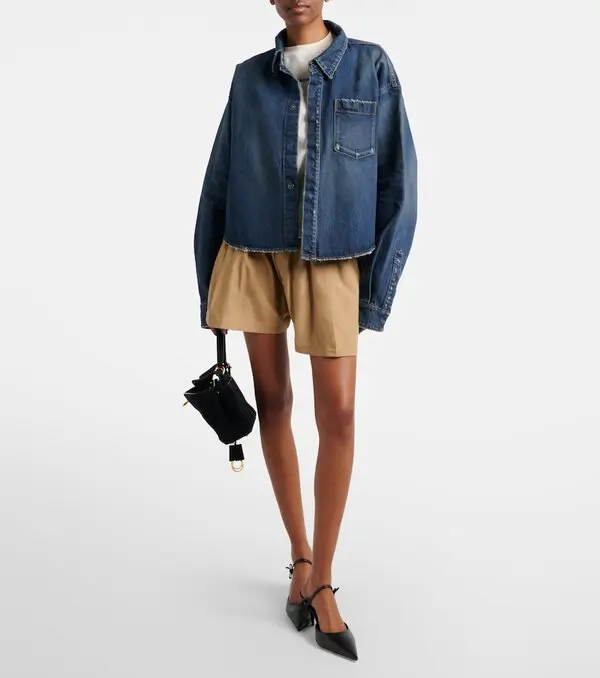 Balenciaga Denim Trucker Jacket - Blue