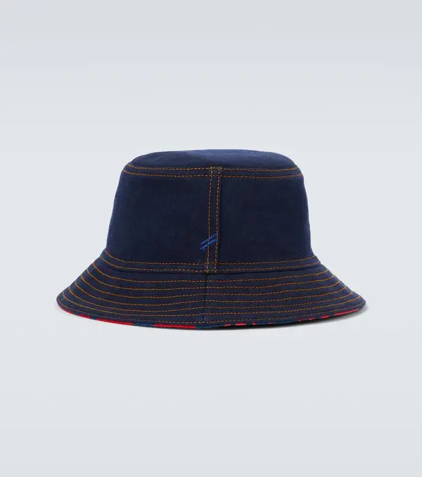 Burberry Denim Bucket Hat - Blue