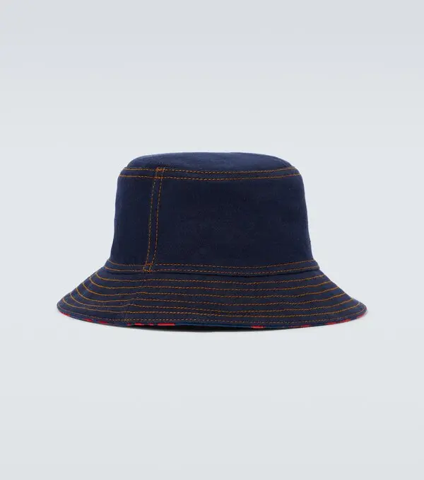 Burberry Denim Bucket Hat - Blue