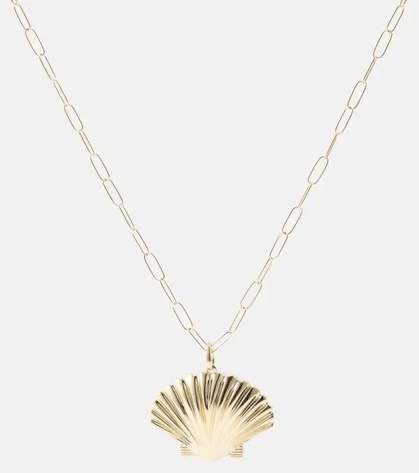 Mateo Venus Large Pendant Necklace - Gold