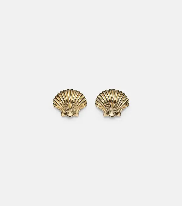 Mateo Venus Large 14kt Yellow Earrings - Gold