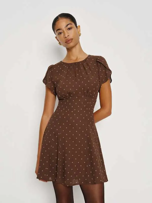 REFORMATION Lula Mini Dress
