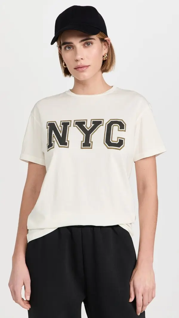 The Original Retro Brand Nyc Block Letters Crewneck T-shirt