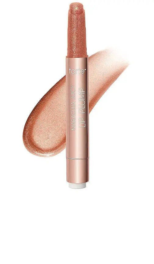 TARTE Maracuja Juicy Lip Plump Shimmer Glass - Rosy Copper Shimmer Glass
