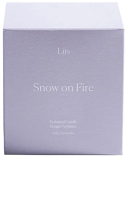 LIIS Snow On Fire Candle