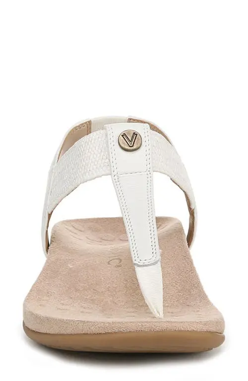 Vionic Brea T-strap Sandal - White