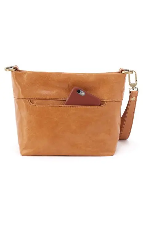 Hobo Ashe Leather Crossbody Bag - Natural
