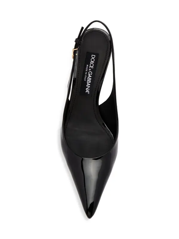 Dolce & Gabbana 60mm Leather Slingback Pumps