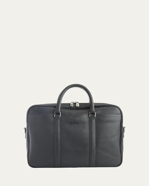 ROYCE NEW YORK Executive 13" Laptop Messenger Bag - Black