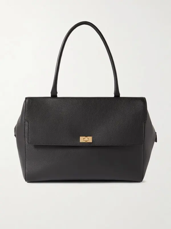 ANYA HINDMARCH Seaton Large Textured-leather Shoulder Bag