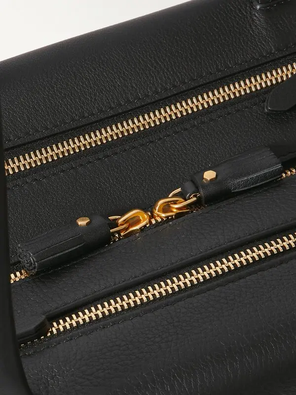 ANYA HINDMARCH Seaton Large Textured-leather Shoulder Bag