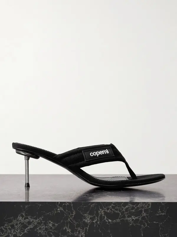 Coperni Logo-appliquéd Webbing Sandals