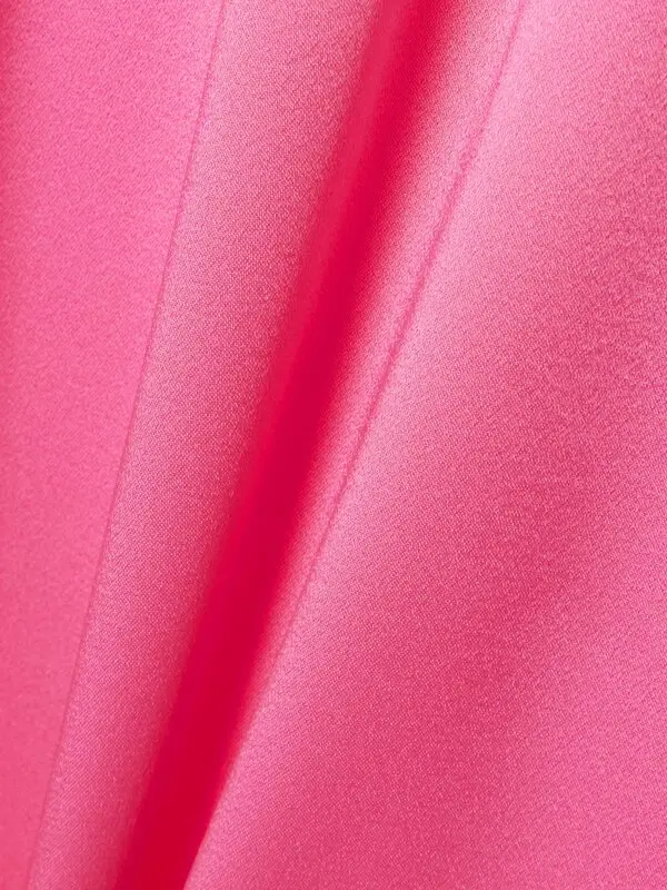 Stella McCartney Draped Duchesse-satin Gown