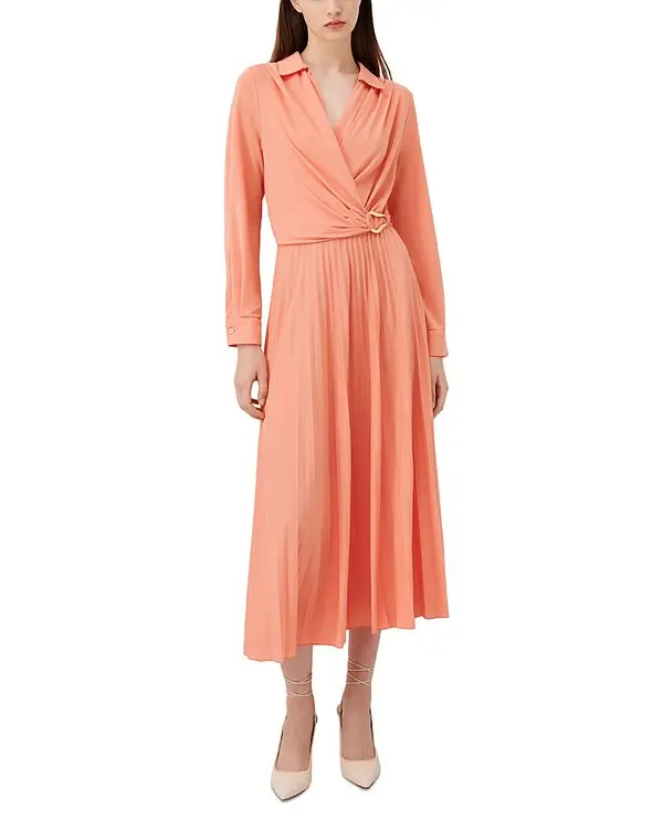 knee length dresses for ladies Peach of a Day Midi Dress main image 0