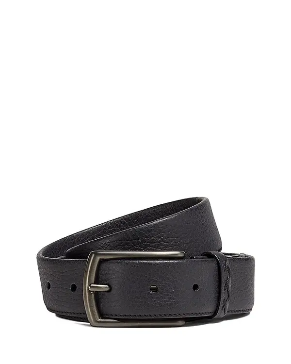 Zegna Z Lux Leather Belt - Black