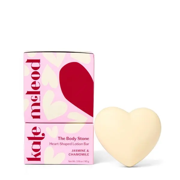 KATE MCLEOD Heart-shaped Body Stone - Jasmine & Chamomile