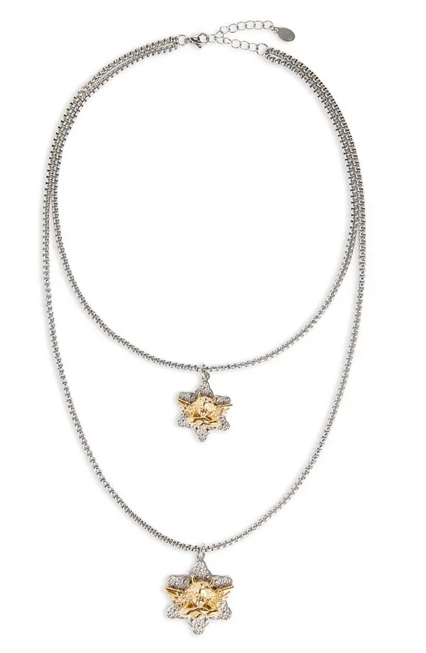 BOYS LIE Star Crossed Lovers Layered Pendant Necklace