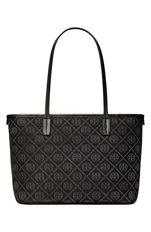 Tory Burch Small T Monogram Zip Tote