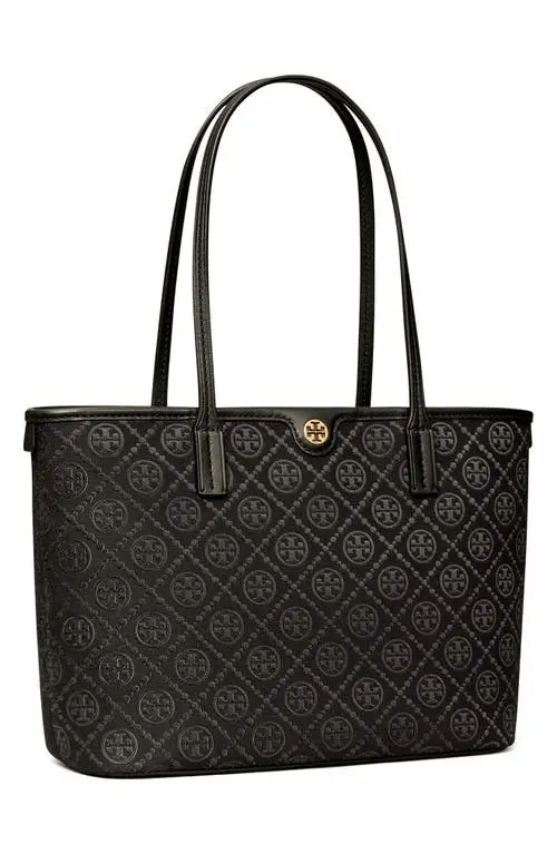 Tory Burch Small T Monogram Zip Tote