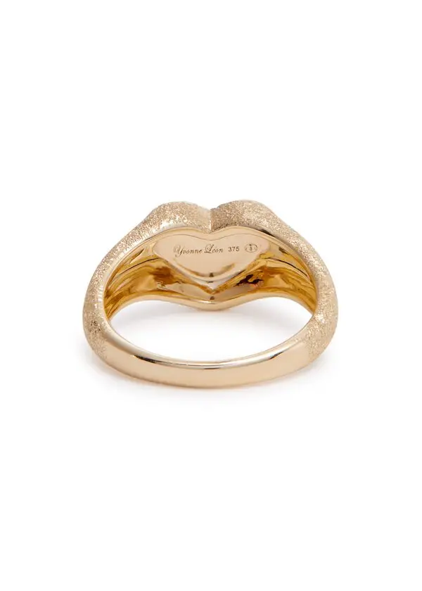 Yvonne Léon Baby Chevalier Pinky Ring - Gold