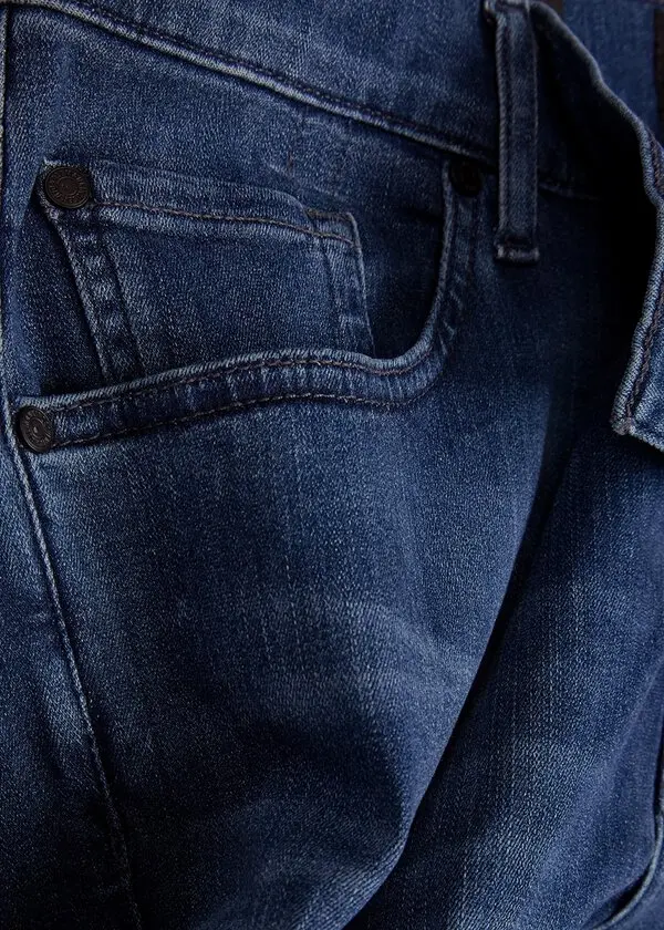7 For All Mankind Stretch-denim Straight-leg Jeans