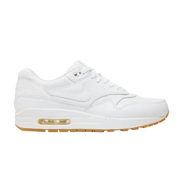 Nike Air Max 1 Leather Pa Gum - White