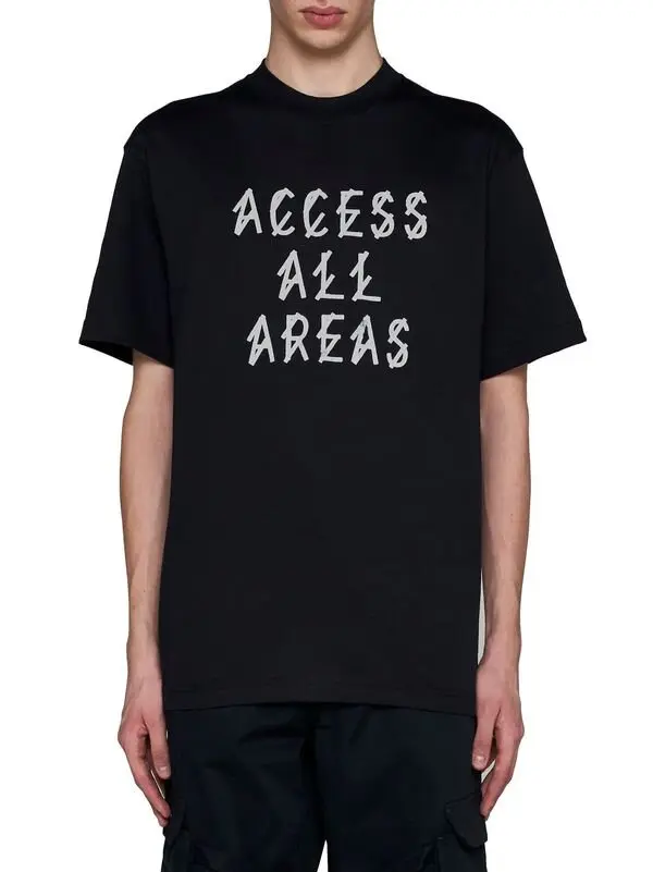 44 Label Group T-Shirt With 'Access All Areas' Print In