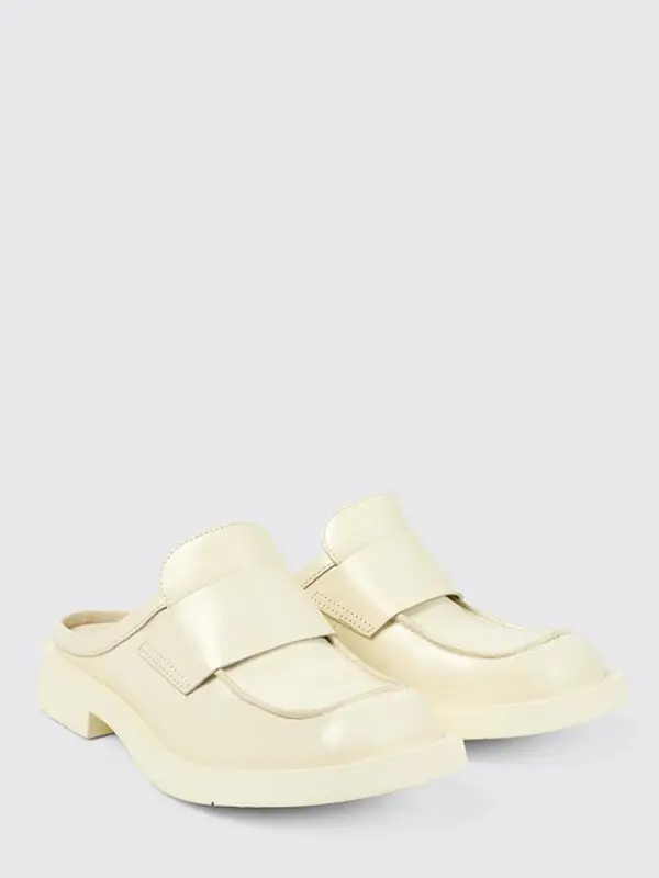 Camper Loafer Mules - White