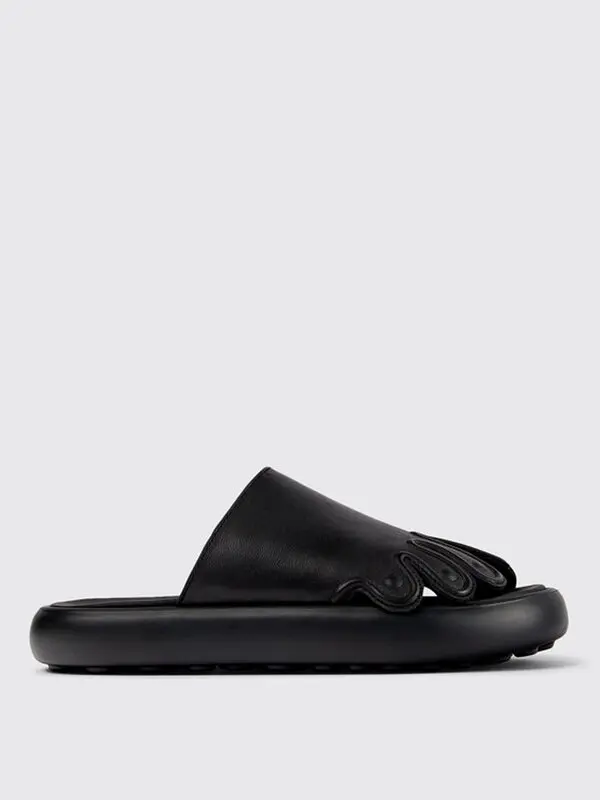 Camper Leather Sandals - Black