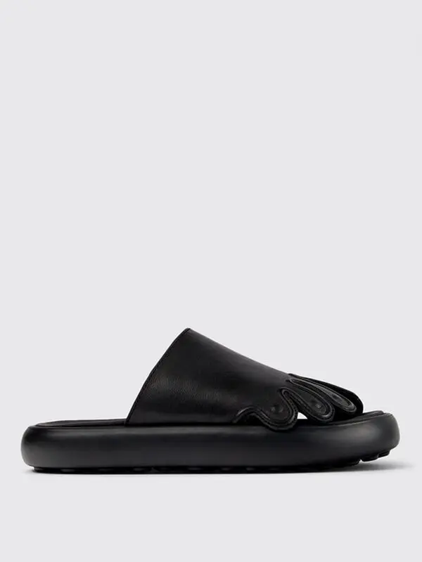 Camper Leather Sandals - Black