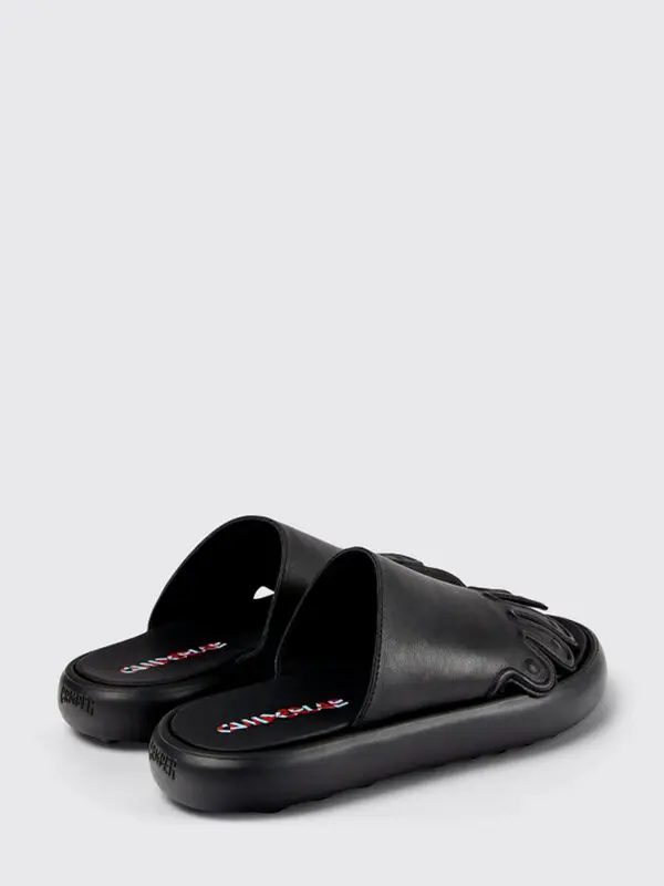 Camper Leather Sandals - Black