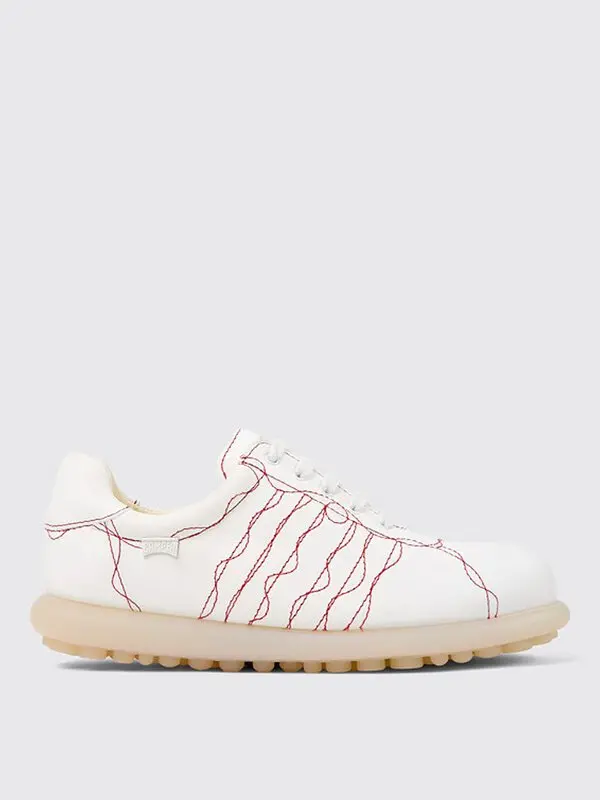 Camper Embroidered Lace-up Sneakers