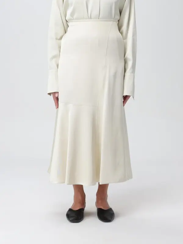 JIL SANDER Midi Skirt - White
