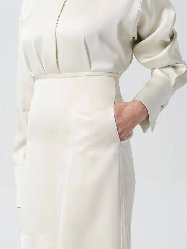 JIL SANDER Midi Skirt - White