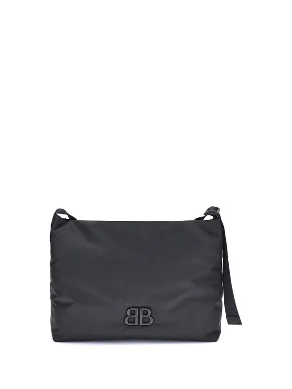 Balenciaga Fabric Shoulder Bag - Black